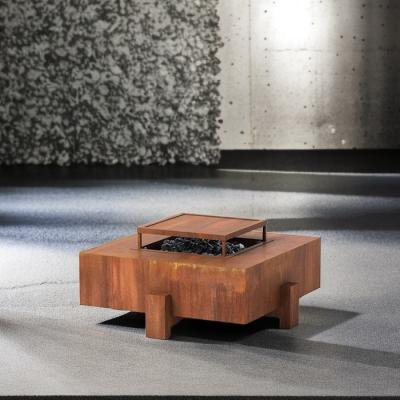 China outdoor Round/Square Natural Gas Corten Steel Fire Burner For Sale for sale