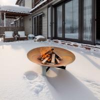 China Corten Steel/Weathering Steel 1000mm BBQ Brazier Fire Pits Customized for sale
