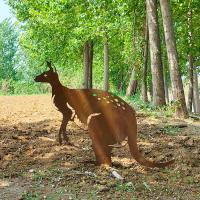 China Corten Steel Rust Outdoor Metal Accessories For Garden Decoration Rust-Resistant for sale