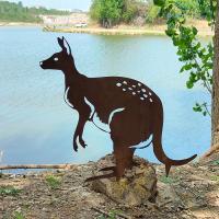 China High Durable Rust-Resistant Garden Metal Decorations Opossum Shape for sale