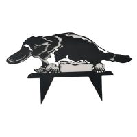 China Custom Yard Oem Garden Metal Ornaments Embellishments Crocodile Shape Cutting for sale