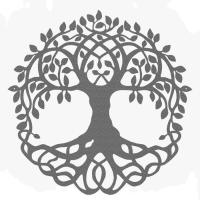 China Wall Decor Tree Cutouts Rusty Metal Garden Ornaments Low Maintenance Custom for sale
