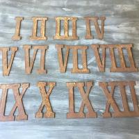 China Letter Number Shape Rustic Metal Garden Ornaments Laser Cutting for sale