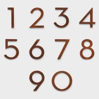 China Letter Number Shape Rustic Metal Garden Ornaments Laser Cutting for sale