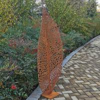 China Durable Outdoor Rusty Corten Steel Sculpture Custom Made for sale