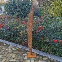China Durable Outdoor Rusty Corten Steel Sculpture Custom Made for sale