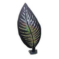 China Rusty Steel OEM Outdoor Metal Tree Sculpture / Statue Welded In Wooden Crate for sale