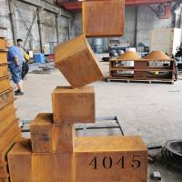 China OEM / ODM Corten Steel Garden Sculpture High Strength for sale