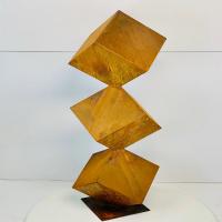 China OEM / ODM Corten Steel Garden Sculpture High Strength for sale