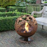 China Wood and Gas Steel Fire Pits outdoor round fire pit  classic decoration for sale
