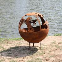 China Wood and Gas Steel Fire Pits outdoor round fire pit  classic decoration for sale