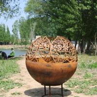 China Heavy Duty Modern Corten Steel Fire Pits Assembly Required 3mm Thickness for sale