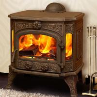 China Manual Ignition Type Cast Iron Wood Burner - Square Design cast iron log burner for sale