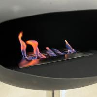China Indoor Carbon Steel Ethanol / Bioethanol Fireplace Freestanding for sale