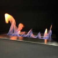China Manual Ignition Ethanol Freestanding Fireplace Carbon Steel And Stainless Steel for sale