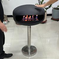 China Black With Silver Ethanol Alcohol Fireplace Manual Ignition Long Lasting for sale
