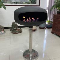 China Assembly Required Bioethanol Fireplace Indoor Carbon Steel Stainless Steel Freestanding for sale