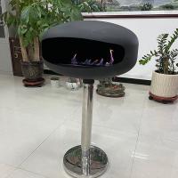 China Stainless Steel Freestanding Bioethanol Fireplace Extended Burn Time Ethanol Burner for sale