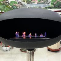 China Stainless Steel Freestanding Bioethanol Fireplace Extended Burn Time Ethanol Burner for sale