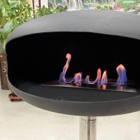 China Long Burn Time Ethanol Fire Pits Freestanding Fireplace With Manual Ignition System for sale