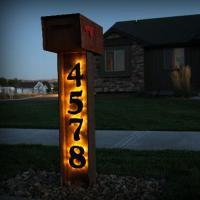 China outdoor material Authentic Outdoor Antique Mailbox Beautiful Look Apartment Mailboxes for sale