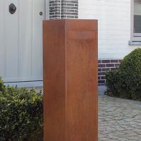 China Weather-Resistant Apartment Complex Mailboxes Rustic Look Outdoor Decorations Modern Mail Box for sale