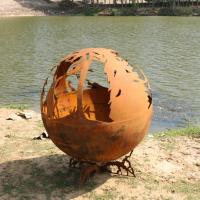 China Customizable Steel Fire Pits Wood/Gas Type 6mm Thickness Steel Bowl Fire Pit for sale
