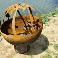 China Weathering Steel Corten Steel Fire Bowl Customized Thickness for sale