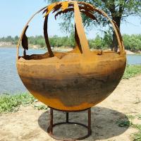 China Spring Corten Steel Smokeless Fire Pit Outdoor for sale