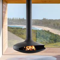 China Custom Mid Century Modern Hanging Fireplace Create Space for sale