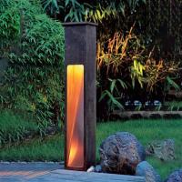 China 3000K LED Garden Bollard Lights Easy Installation Electricity Or Solar Powered for sale