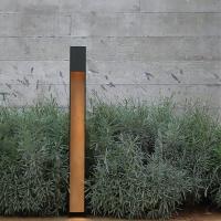 China 3000K Led Garden Bollard Lights Corten Steel IP65 for sale