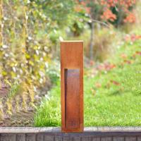 China Corten Steel Led Garden Bollard Lights Outdoor Create Inviting Ambiance for sale