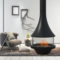 China Indoor Carbon Steel Gas Hanging Fireplace For Housewarming for sale