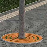 China Pathway Corten Steel Gratings Safety Grating Panels Tree Guard Metal Tree Cover Grating for sale