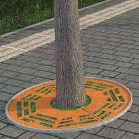 China Pathway Corten Steel Gratings Safety Grating Panels Tree Guard Metal Tree Cover Grating for sale