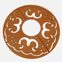 China Outdoor Metal Corten Steel Tree Grille Garden Pathway Tree Grates Grating For Protecting for sale