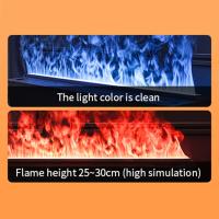China 800mm LED Flame Colors 3D Vapor Fire Steam Fireplace Water Vapor Fireplace for sale
