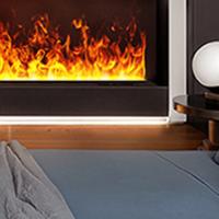 China indoor modern water vapor fireplace electric led fireplace with remote control for sale