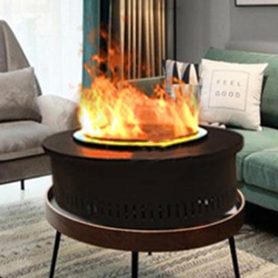 China Media Wall Artificial Decorative Flame Led Atomizing Water Steam Fireplace for sale