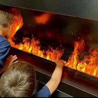 China Atomizing 3d Mist Water Vapor Electric Fireplace Steam Led Light Intelligent for sale
