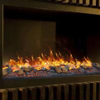 China Modern Style Electric Fireplace Media Wall Decor Steam Fireplace for sale