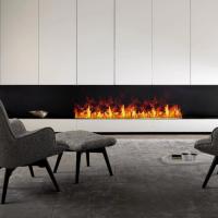 China Adjustable Led Lights Indoor Led Electric Fireplace For Modern Living Room Rectangular Shape And Style for sale