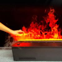 China Upgrade Your Space With A Remote Control Embedded Water Steam Fireplace Freestanding Design for sale