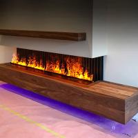 China Freestanding Rectangular Led Electric Fireplace For Indoor/Living Room/Hotel Perfect Combination for sale