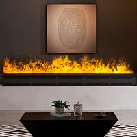 China Modern Fireplace Steel Material Water Vapor Electric Steam Fireplace With Remote Control Function for sale
