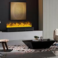 China Remote Control Steel Water Vapor Mist Electric Fireplaces With Remote Control And Water Addition for sale