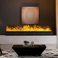 China Steam Mist Water Vapor Electric Fireplace Solid Color Steel Material Stoves For Odm Welcome for sale