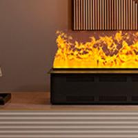 China Steel Led Electric Fireplace for Freestanding Installation in Indoor/Living Room/Hotel for sale