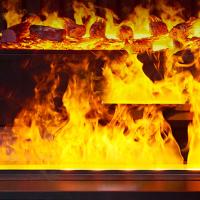 China Steel Material Led Electric Fireplace for Water Vapor Fireplace in Rectangular Shape for sale